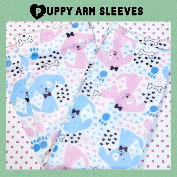 Accessories | Kawaii Puppy Dog Arm Sleeves Pastel Dog Sleeves | Poshmark